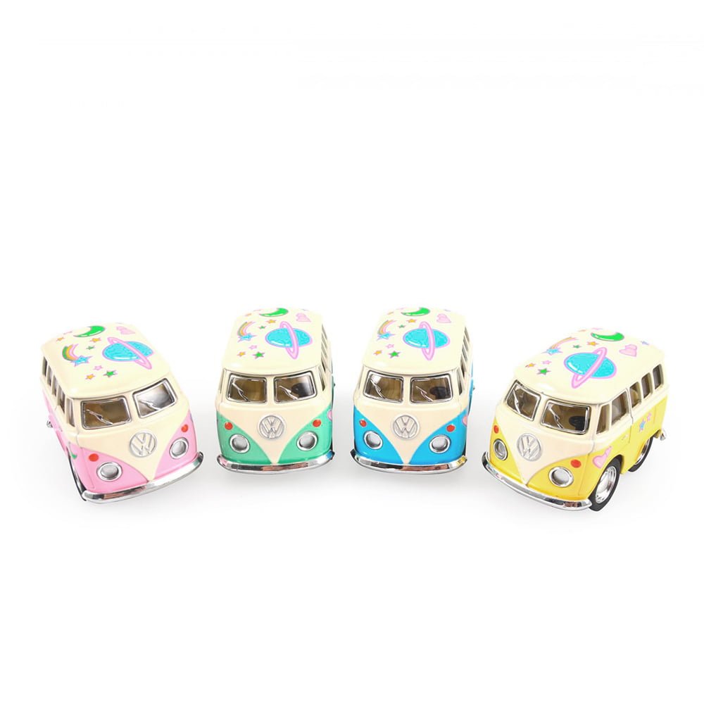 Mini Volkswagen Combi, em Azul - EhGoom - Toys with Stories